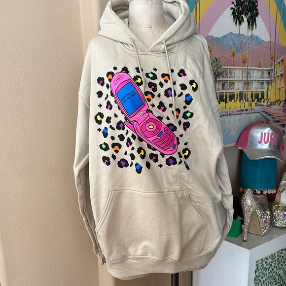 avani | Tops | Avani Fanjoy Co Dont Be Shy Text Me Back Hoodie | Poshmark